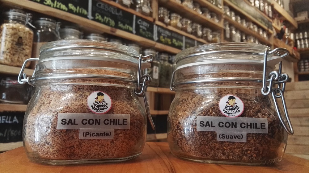Sales con chiles • sallypepperspices • Tienda de especias y chiles